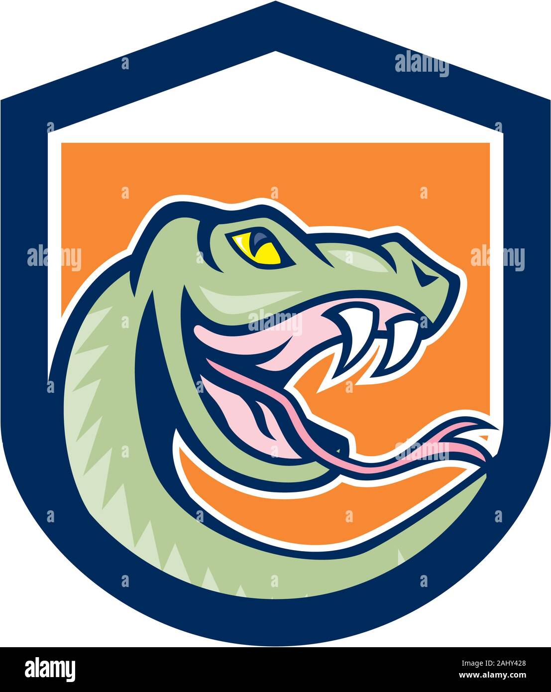 Serpent crest hi-res stock photography and images - Alamy