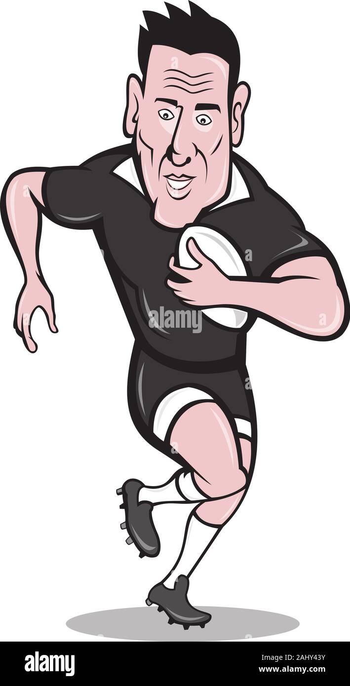 Rugby cartoon hi-res stock photography and images - Alamy