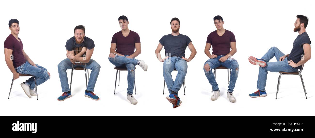 People Fun Isolated Chair High Resolution Stock Photography and Images ...