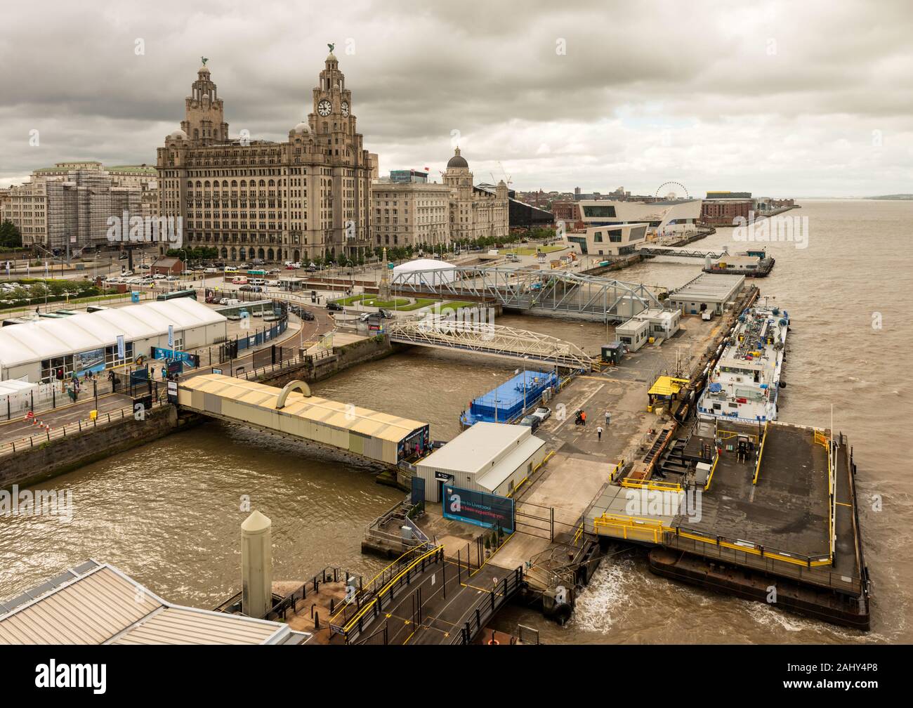 The Three Graces, including the Royal Liver Building, are historic ...