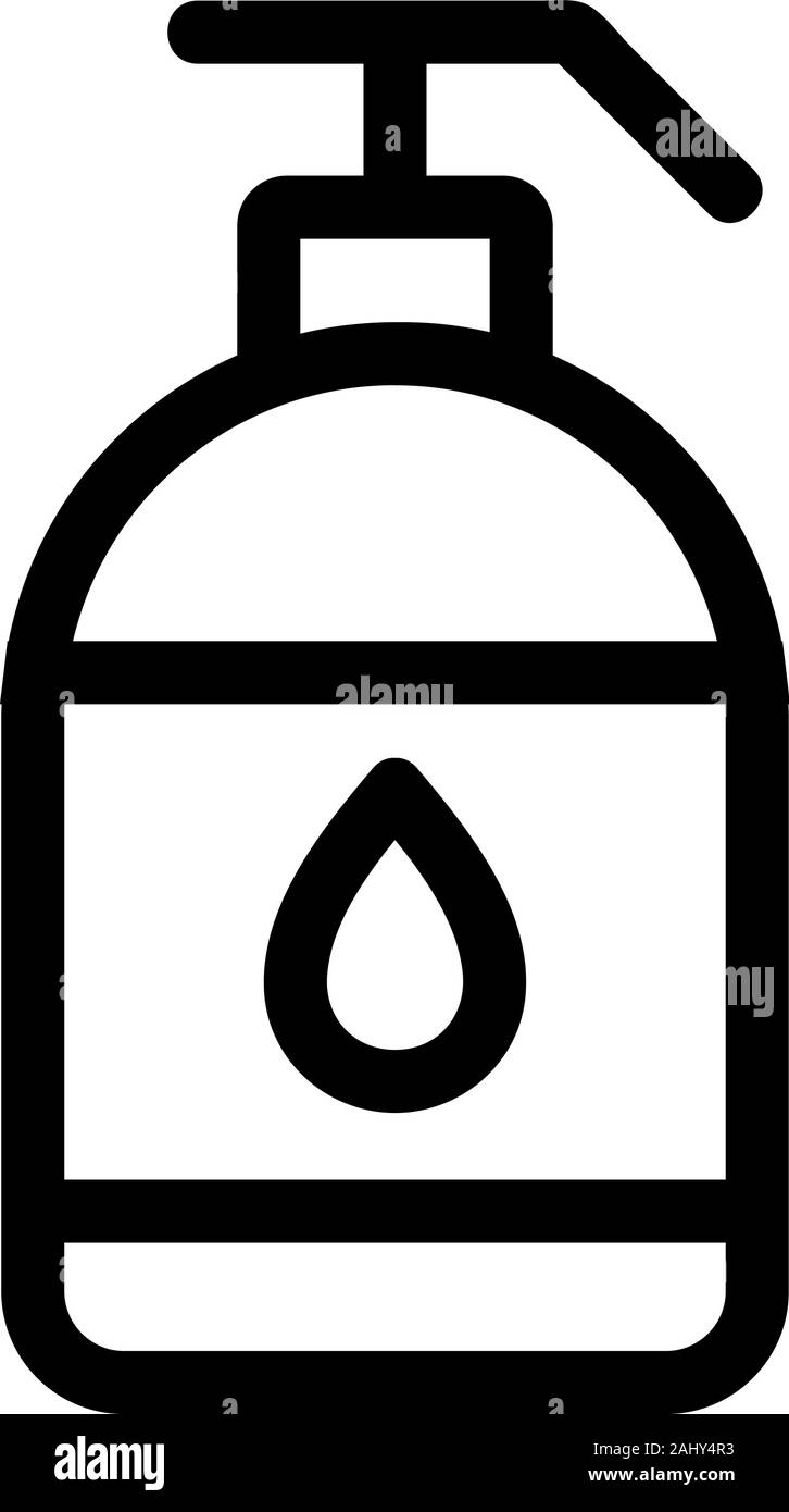Lubricantt icon vector. Isolated contour symbol illustration Stock ...