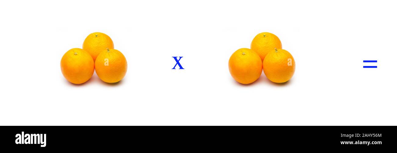 Math problems of simple multiplications with fruits, multiply with ...