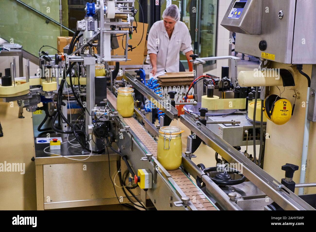France, Côte d'Or, Beaune, Fallot mustard factory Stock Photo - Alamy