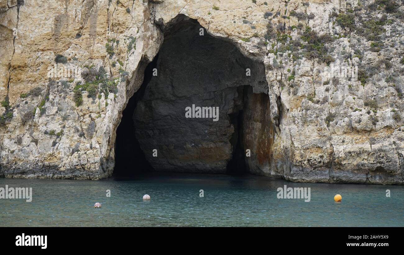 Malta Gozo island trip by ferry and Azure Window Ruins Stock Photo - Alamy