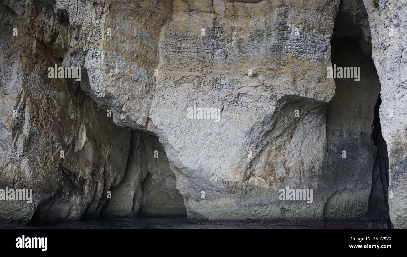 Malta Gozo island trip by ferry and Azure Window Ruins Stock Photo - Alamy