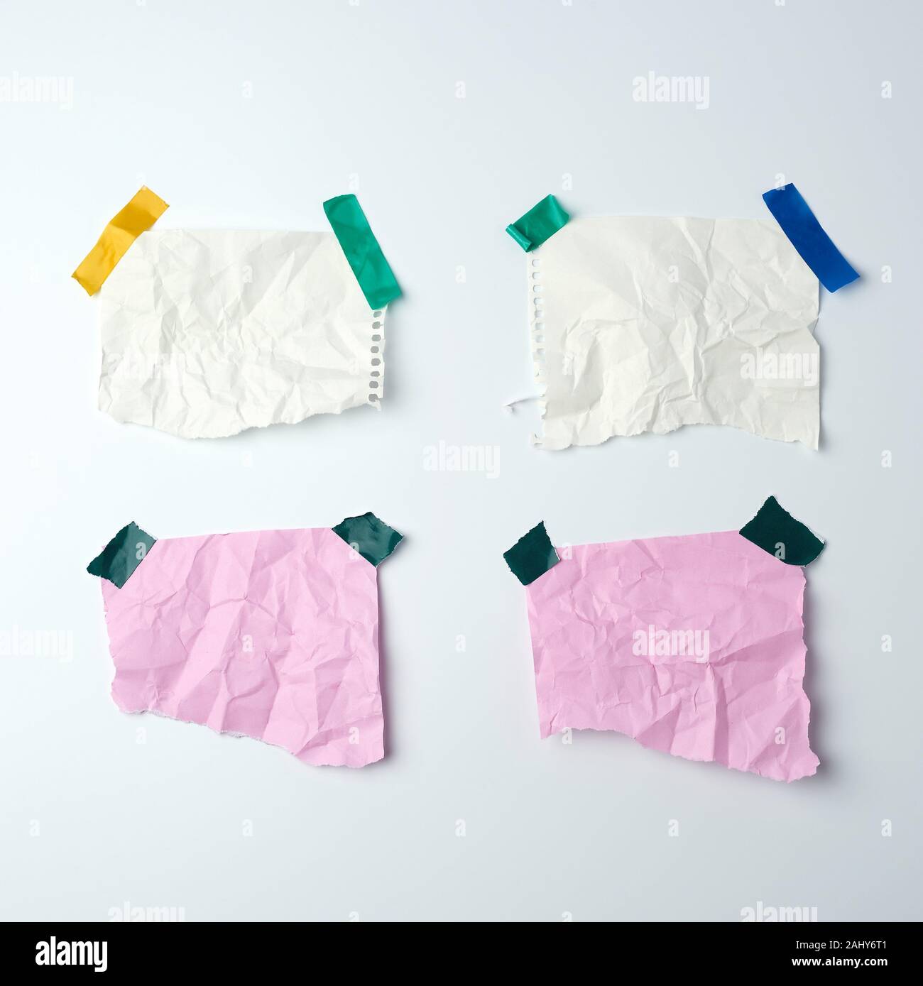 Crumpled sheets coloured hi-res stock photography and images - Alamy