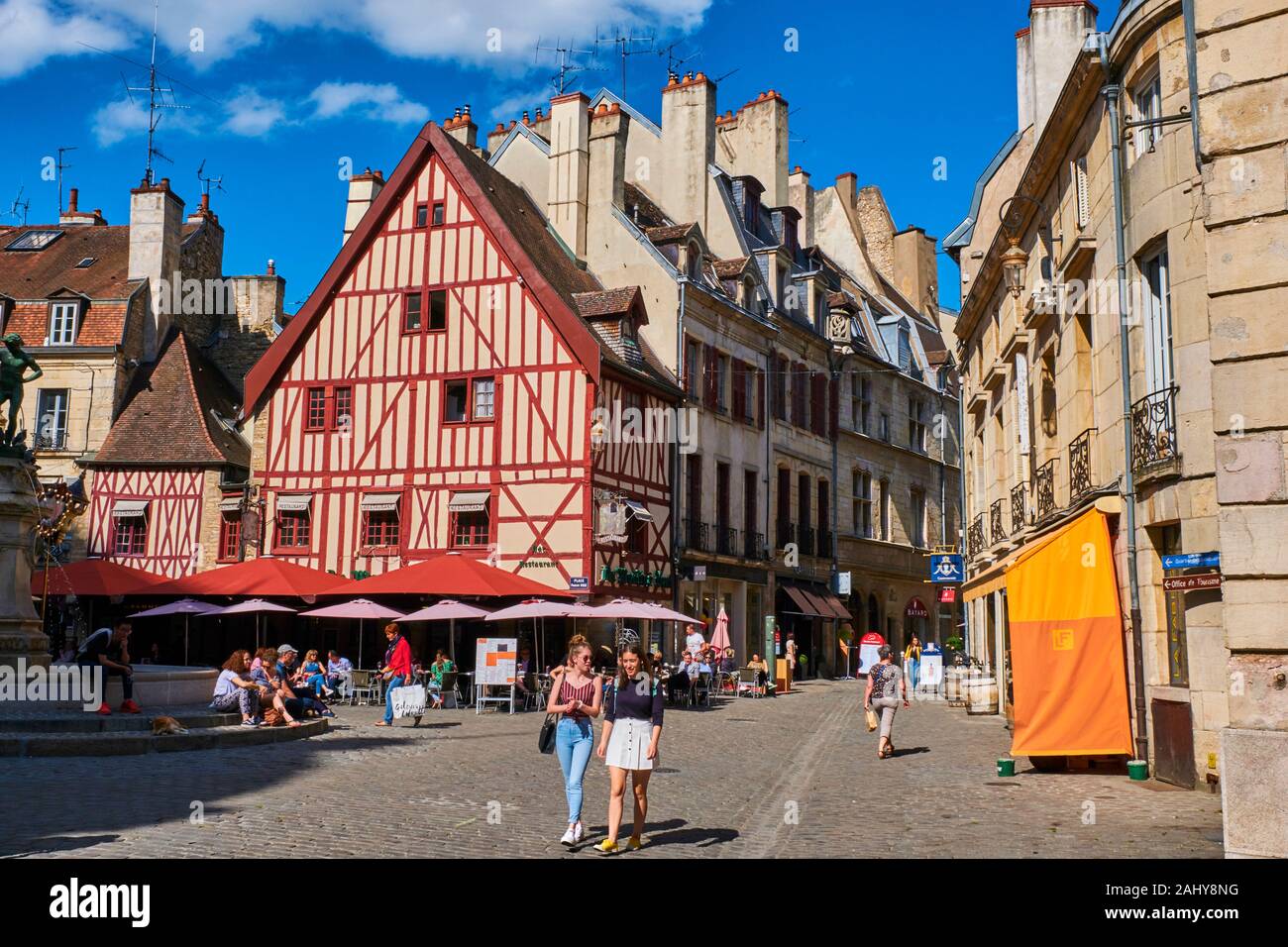 France, Burgundy, Côte-d'Or, Dijon, Unesco world heritage site ...