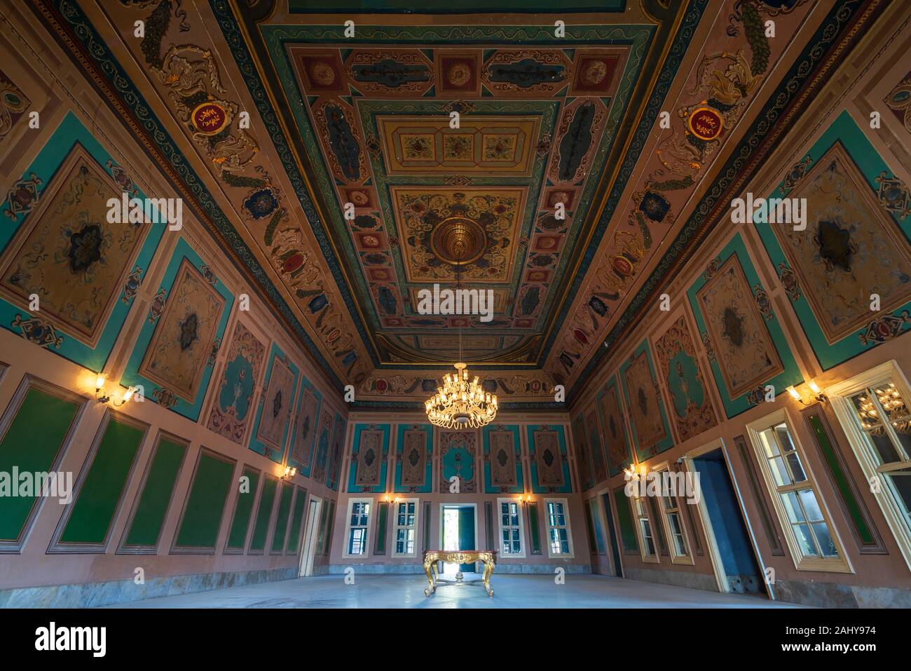 Royal era historic Manasterly Palace with beautiful elegant carved ...