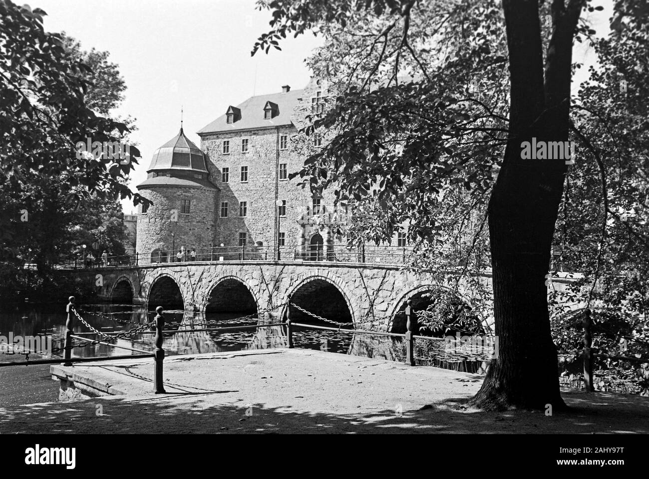 Schloss Örebro, 1969. Örebro castle, 1969 Stock Photo - Alamy