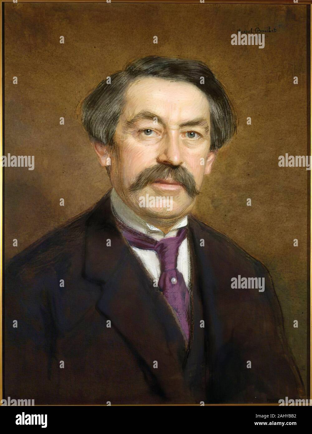 Aristide Briand portrait, by Marcel Baschet Stock Photo - Alamy