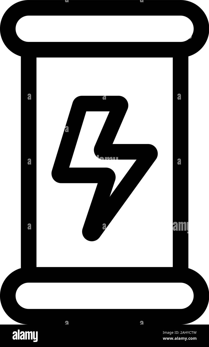 Energy drink icon vector. Isolated contour symbol illustration Stock ...