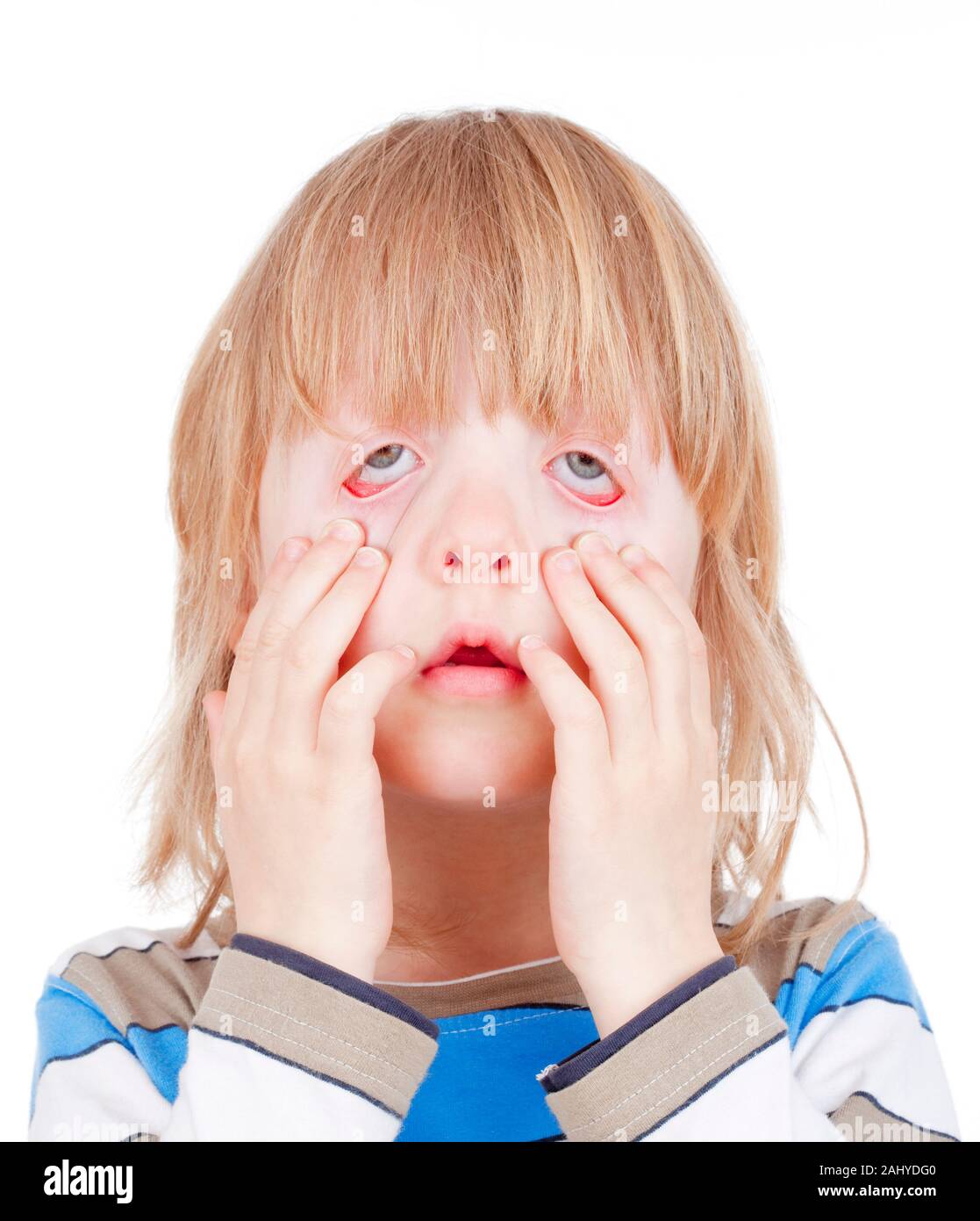 Scared Faces Of Children