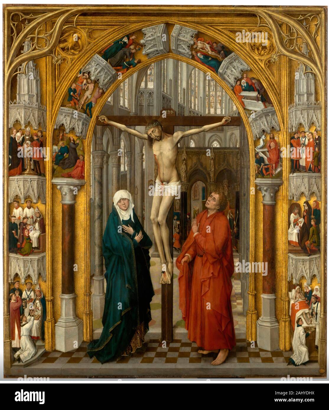 Triptych the crucifixion hi-res stock photography and images - Alamy