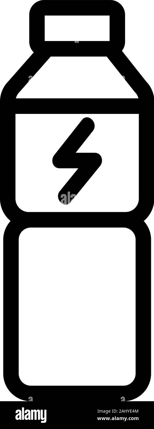 Energy drink icon vector. Isolated contour symbol illustration Stock ...