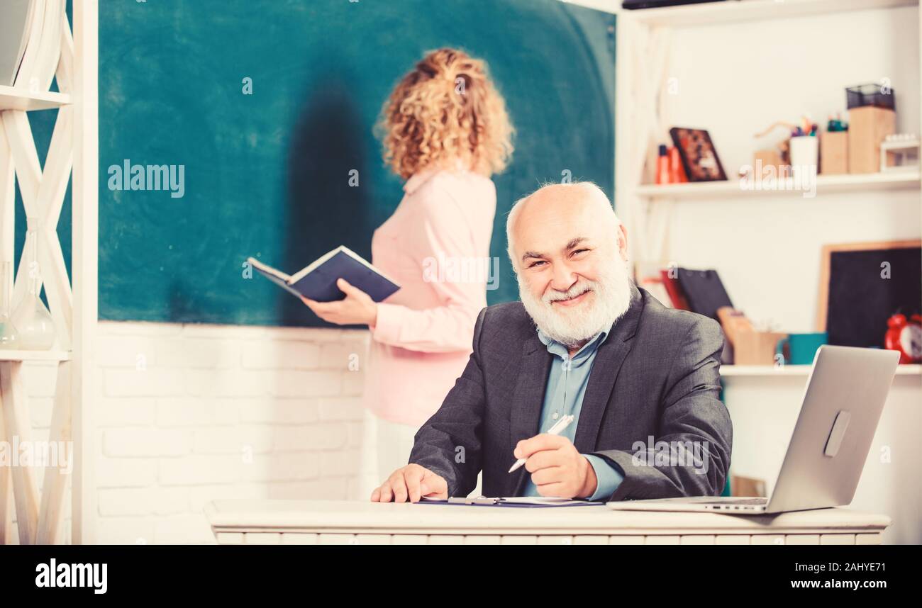 Teacher and student school lesson. Tips for successful lesson. Regular ...