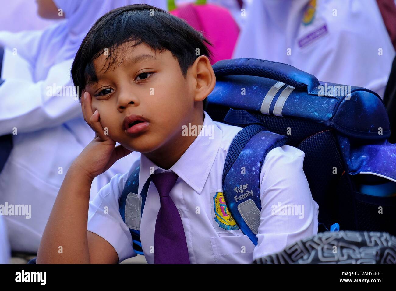 Bored Child In School
