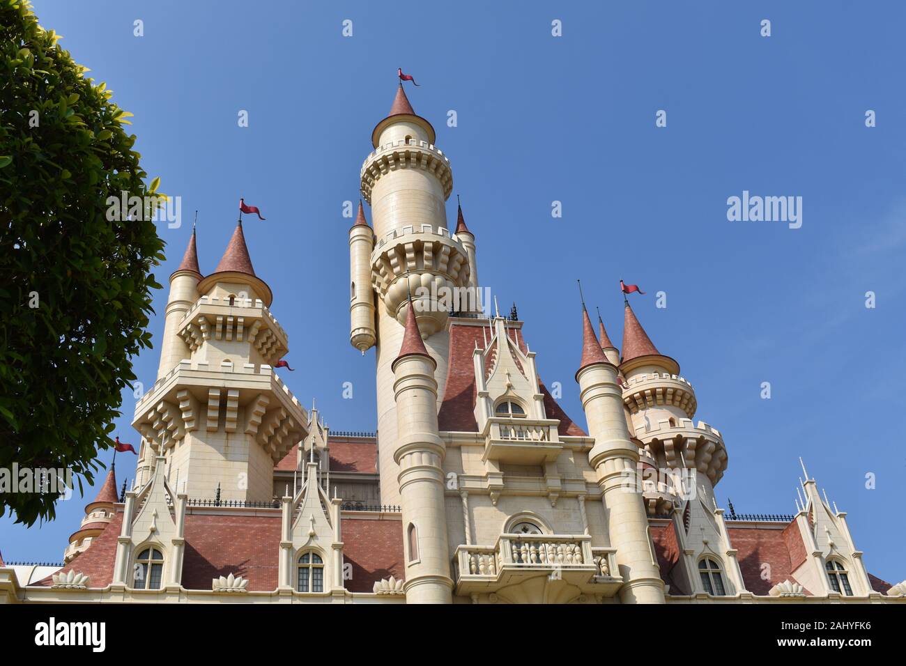Universal Studios Singapore, Asia, 12th august, 2019: a beautiful ...