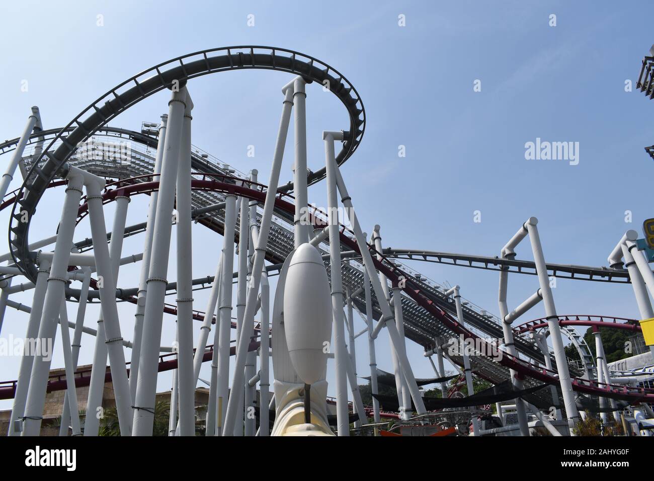 palace on wheels roller coaster thrilled ride Stock Photo - Alamy
