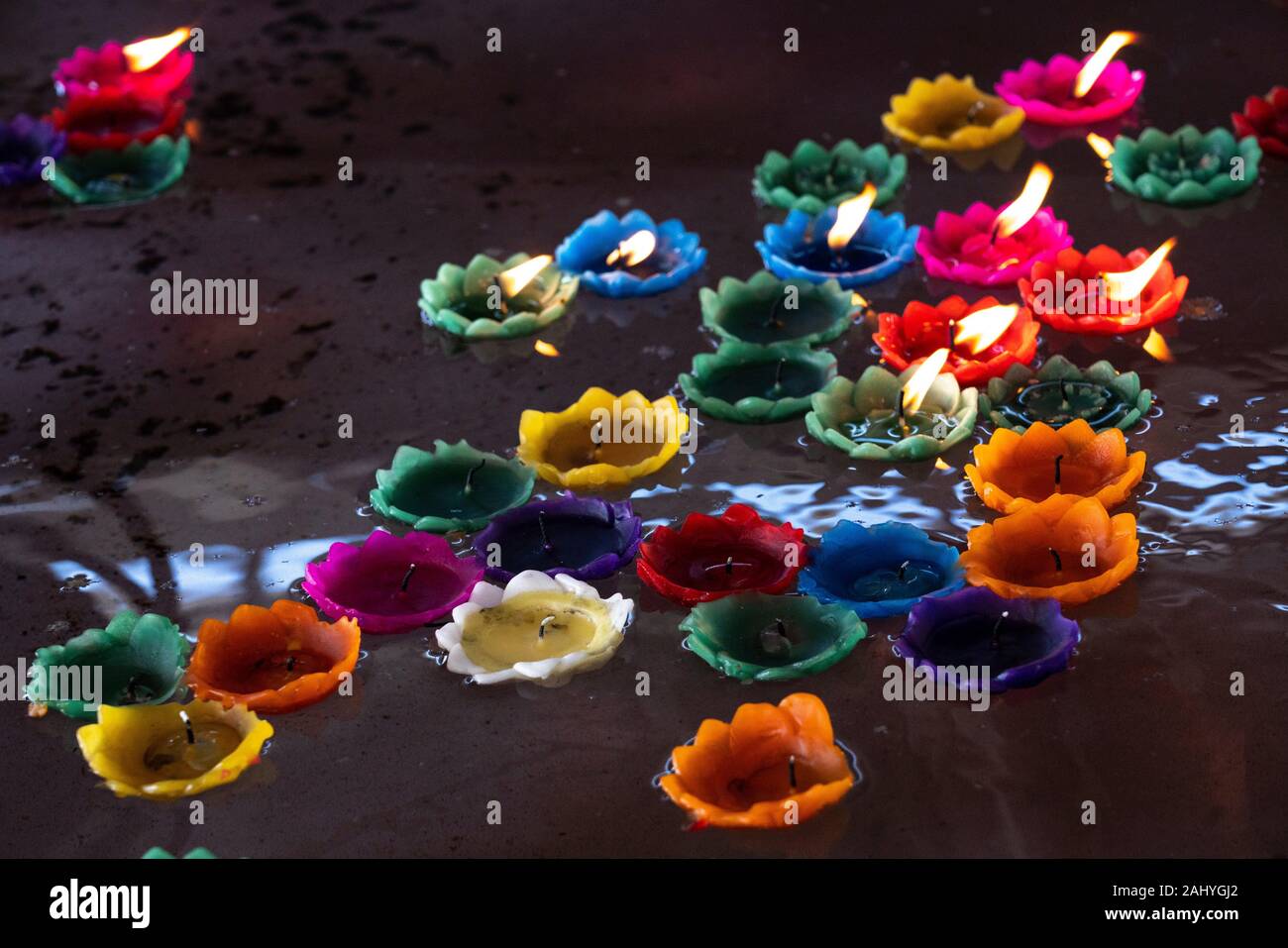 Thailand Candle Flower High Resolution Stock Photography and Images - Alamy
