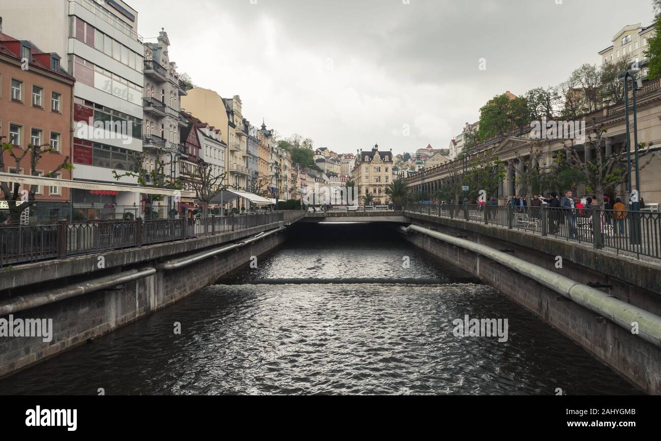 Czech republic europe street view town european hi-res stock ...