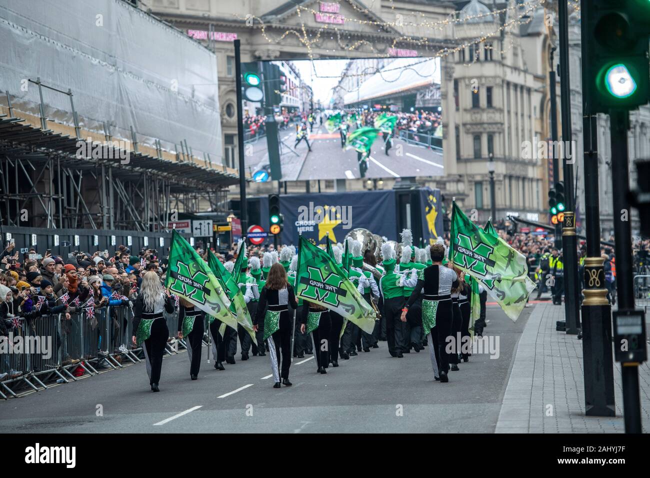 LONDON, ENGLAND - JANUARY 1: The London New Year's Day Parade is an ...