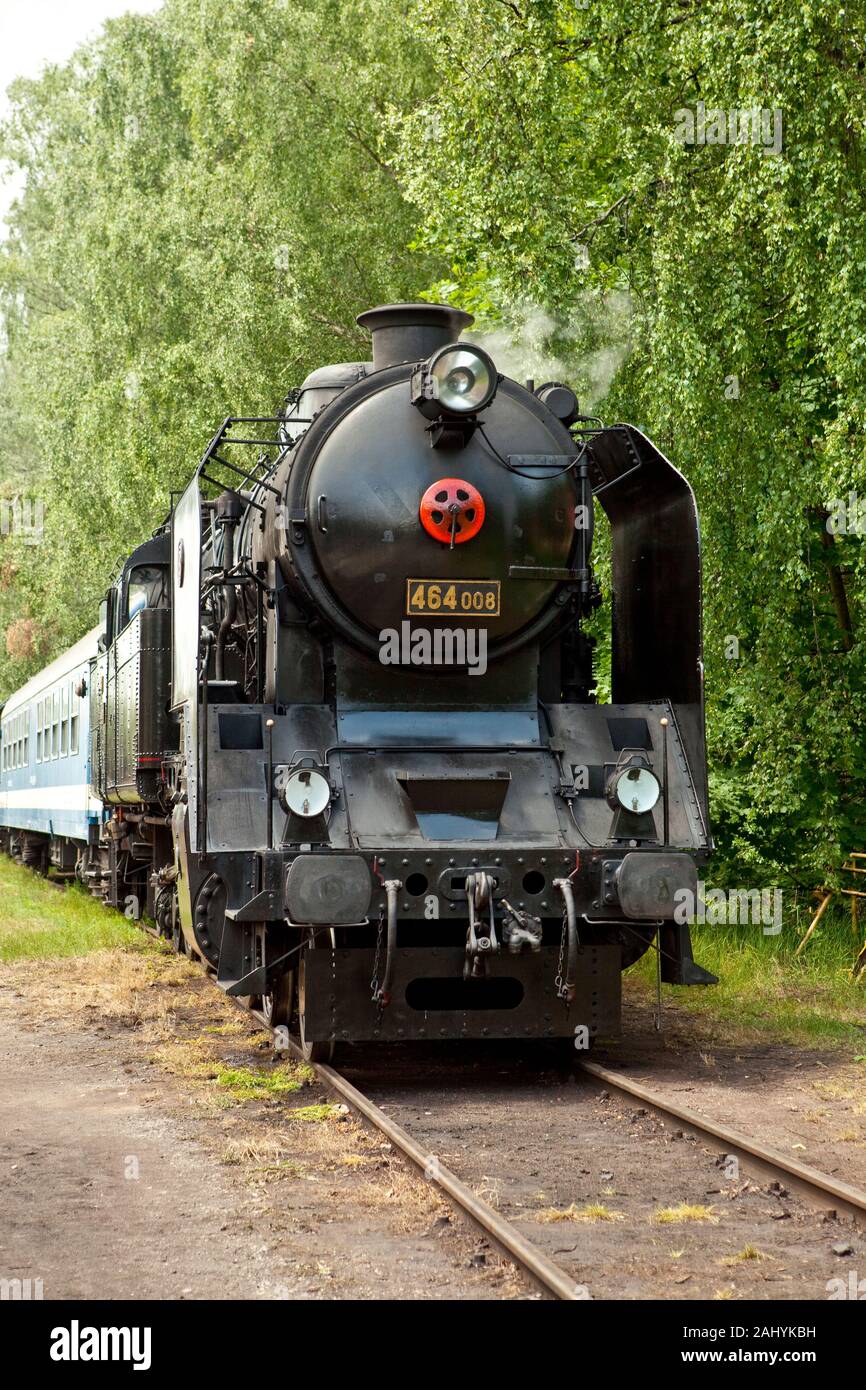 czech republic - historic steam locomotives Stock Photo - Alamy
