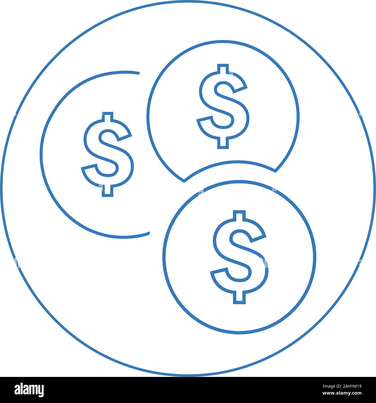 Coins, save money, dollar, savings icon Stock Vector Image & Art - Alamy