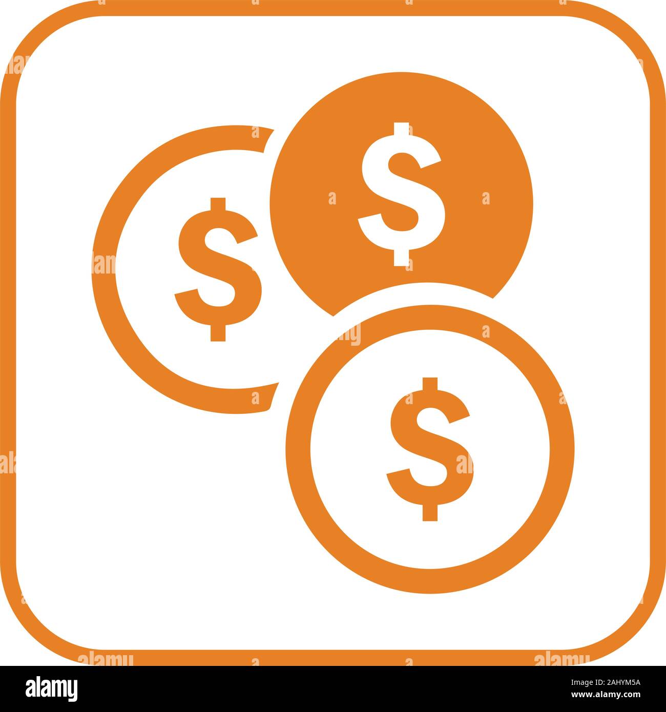 Coins, save money, dollar, savings icon Stock Vector Image & Art - Alamy