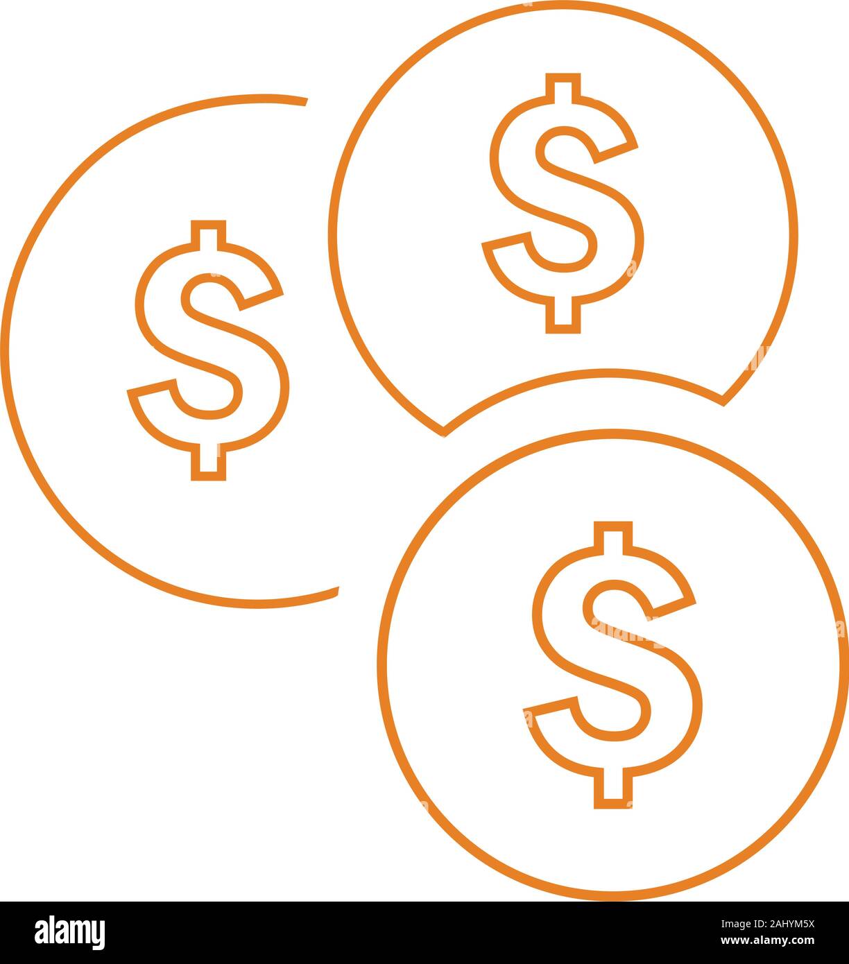 Coins, save money, dollar, savings icon Stock Vector Image & Art - Alamy