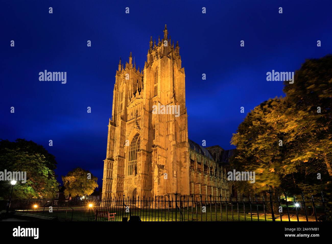 Beverley Minster At Night High Resolution Stock Photography and Images ...