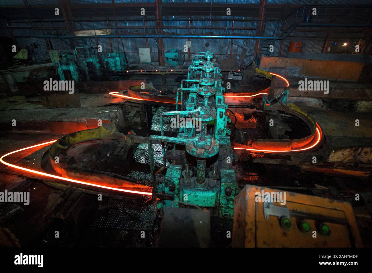 Steel bar mill hi-res stock photography and images - Alamy