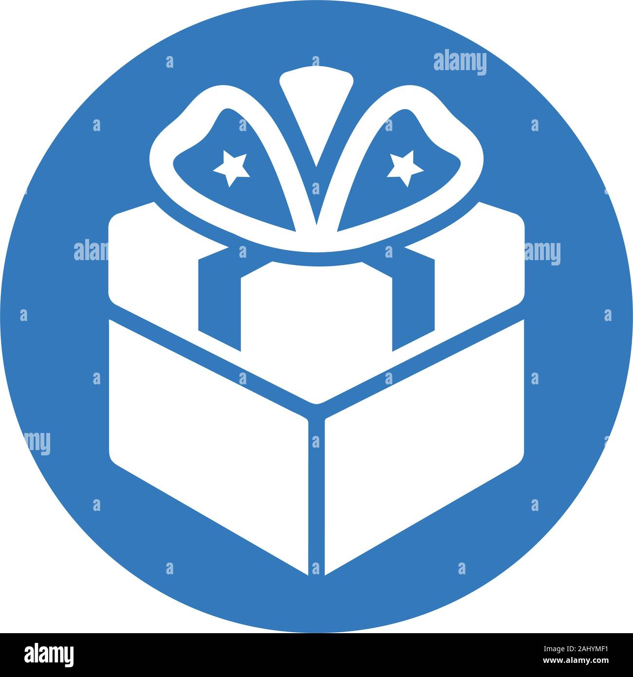 Gift Icon Blue