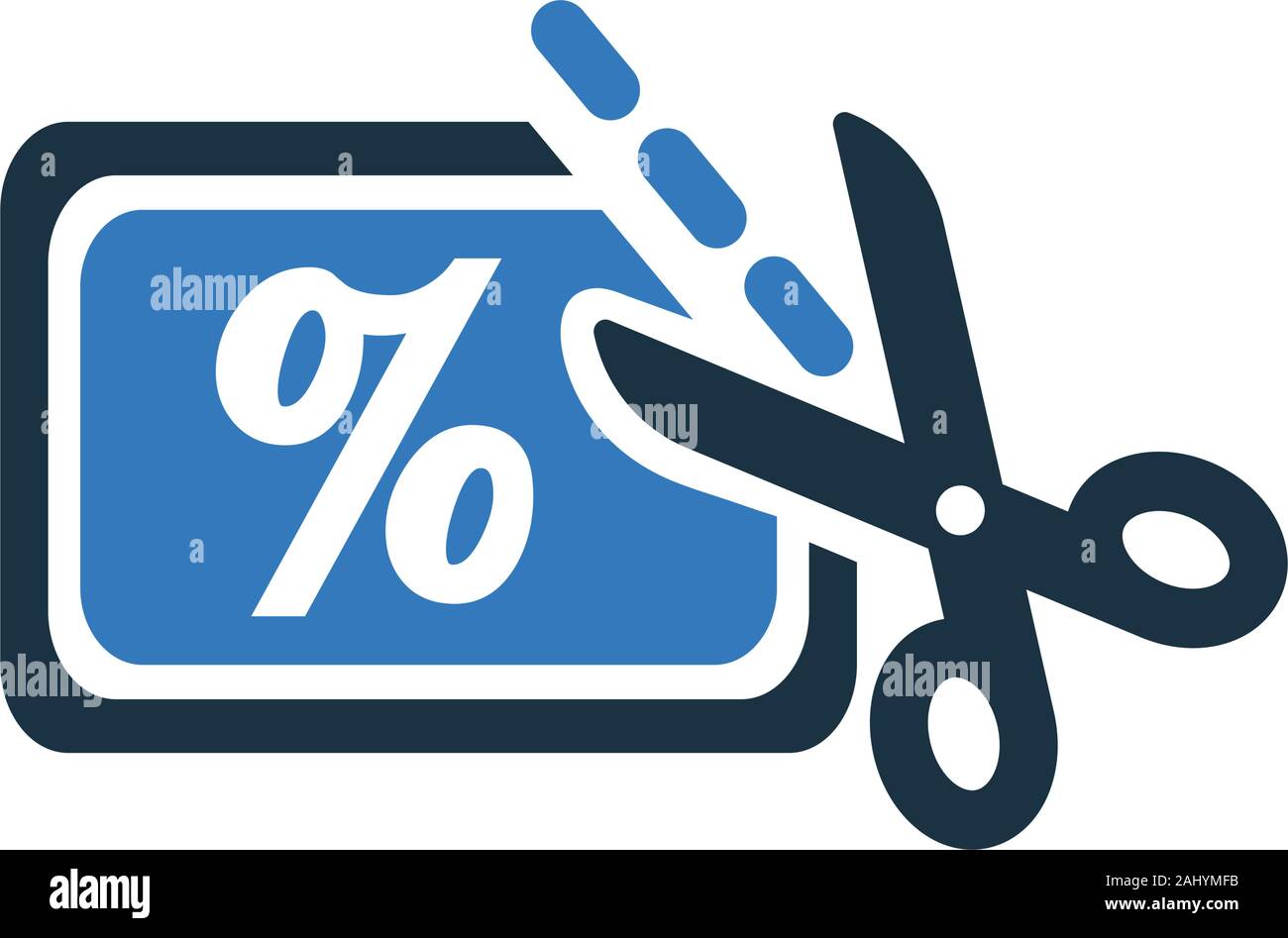 Cut, discount, offer icon logo Stock Vector Image & Art - Alamy