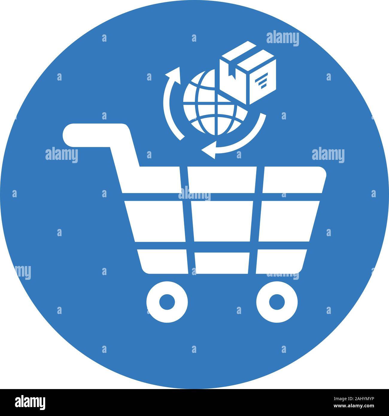 Global, international, shopping vector icon Stock Vector Image & Art ...