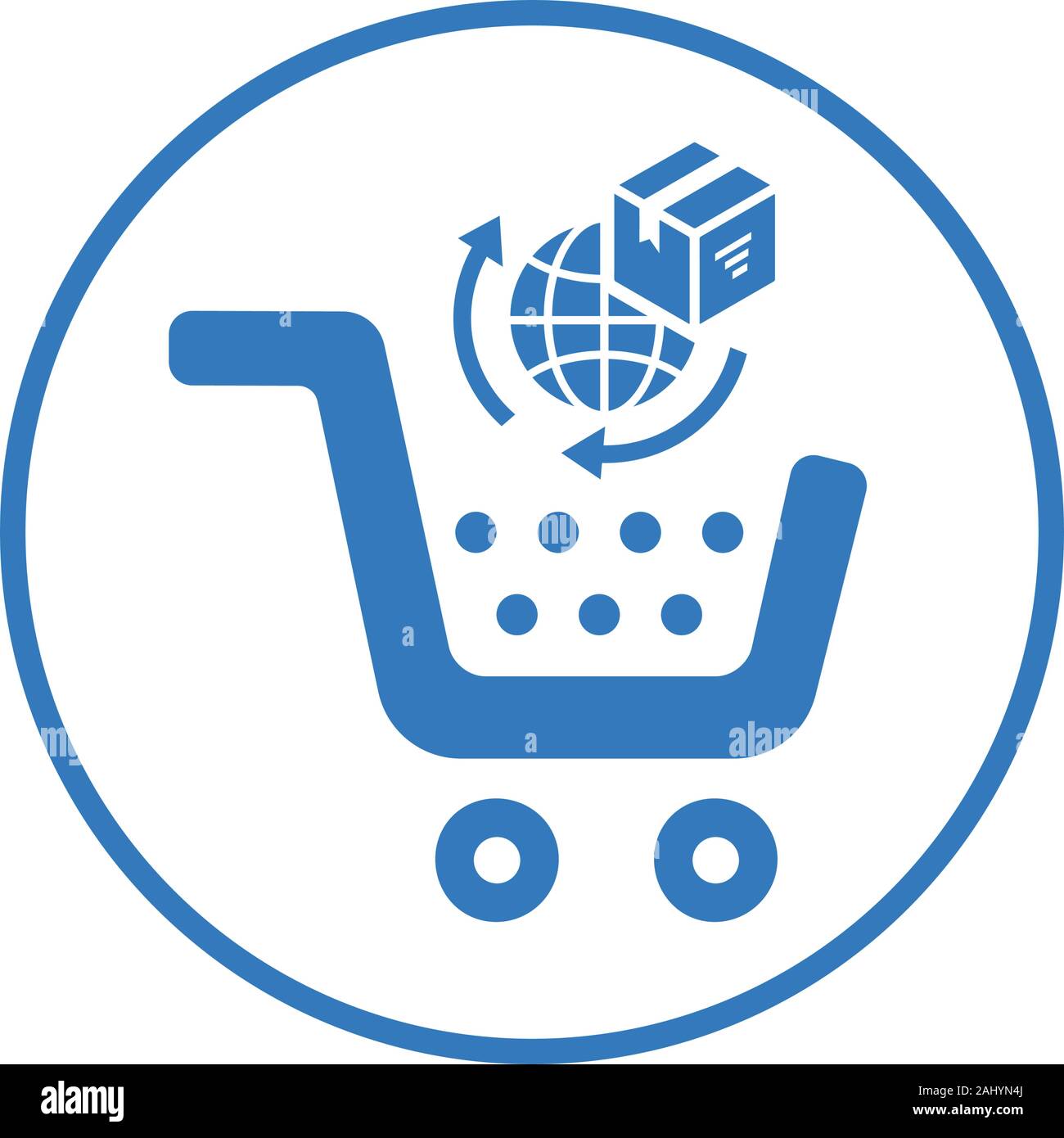 Global, international, shopping vector icon Stock Vector Image & Art ...