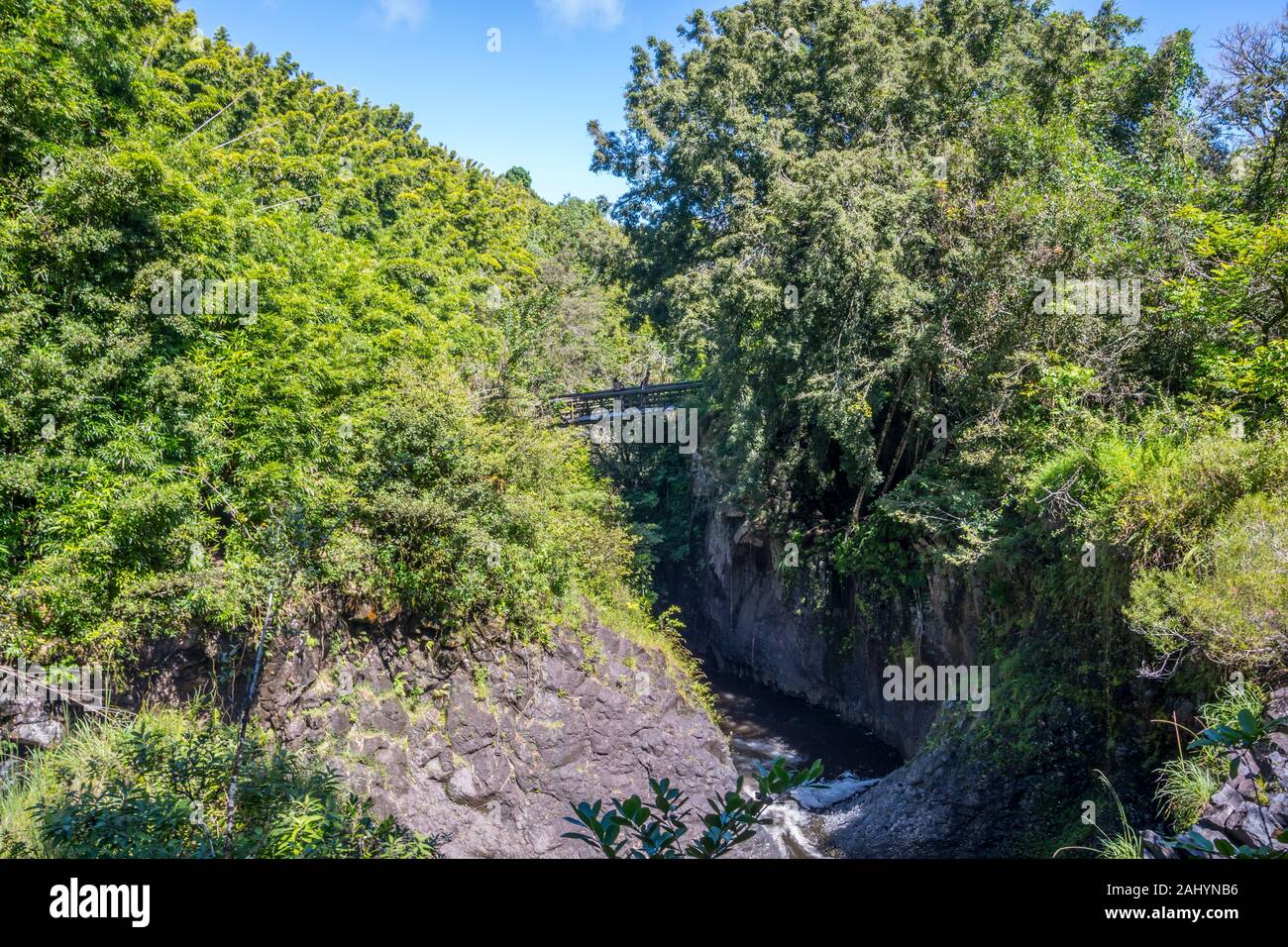 An overlooking view of nature in Maui, Hawaii Stock Photo - Alamy