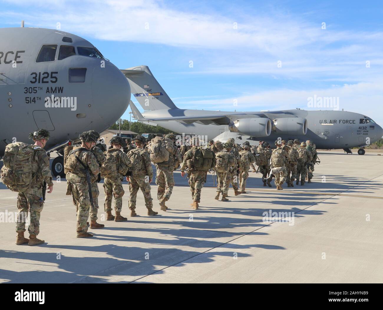U.S. Army Paratroopers assigned to the 2nd Battalion, 504th Parachute ...