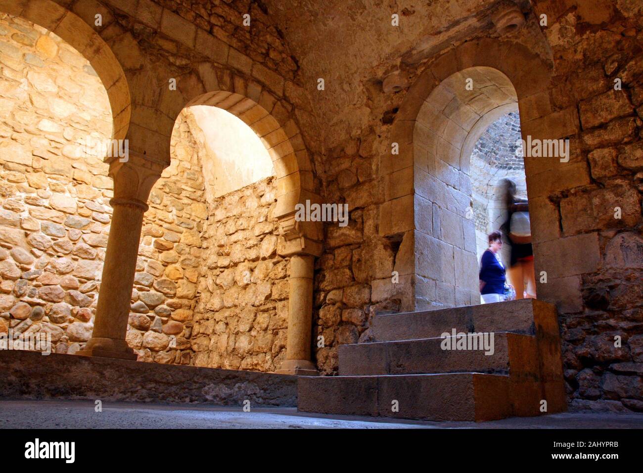 old Arab Baths, 12th century, Girona, Catalonia, Spain Stock Photo - Alamy