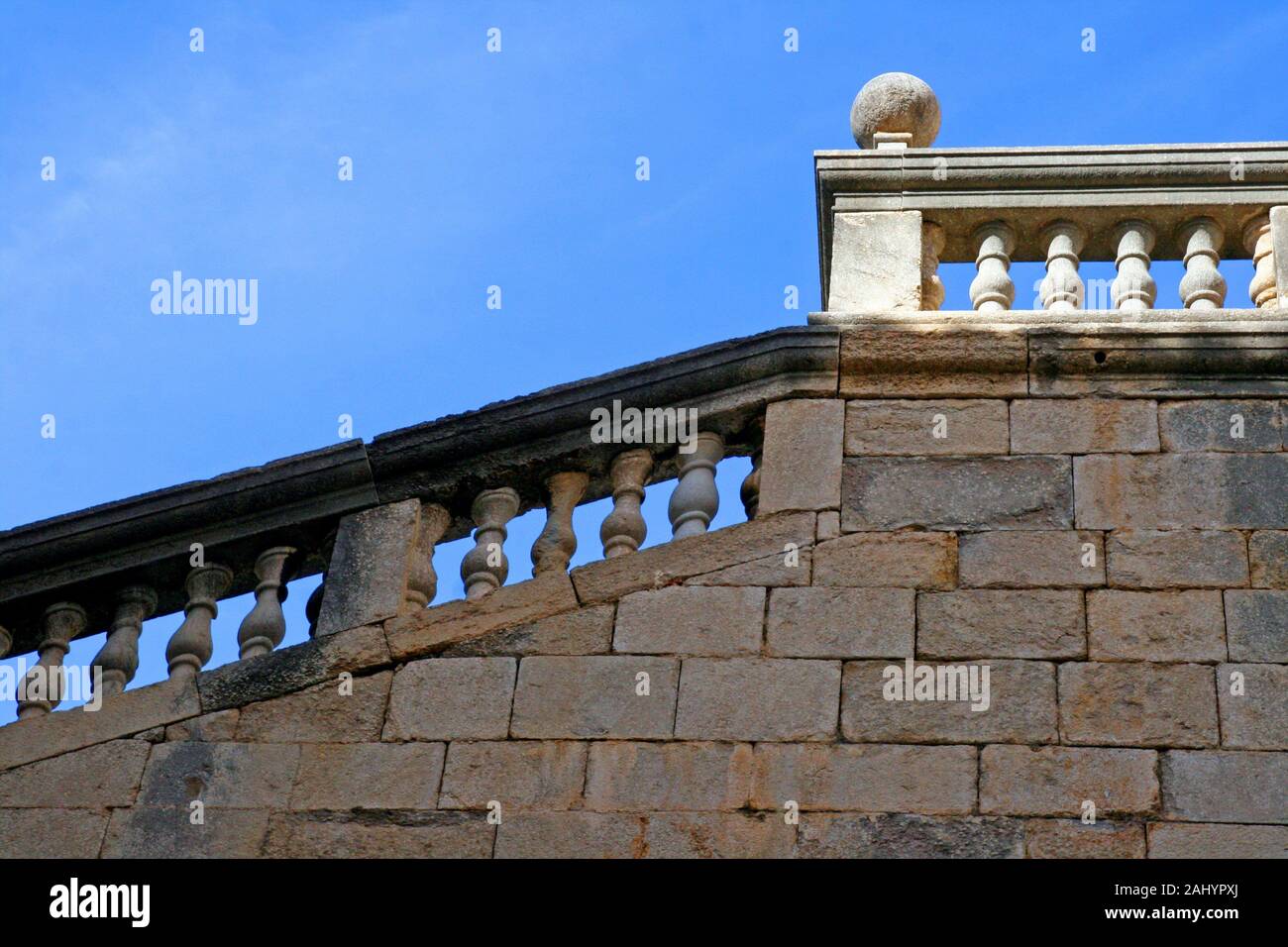 Stair railing hi-res stock photography and images - Alamy