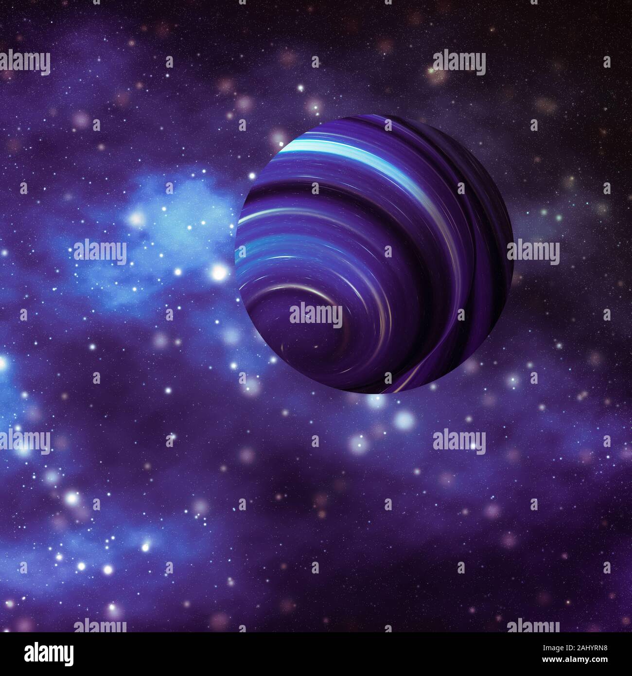 Discovery in astronomy, cosmic abstract and future technology concept ...