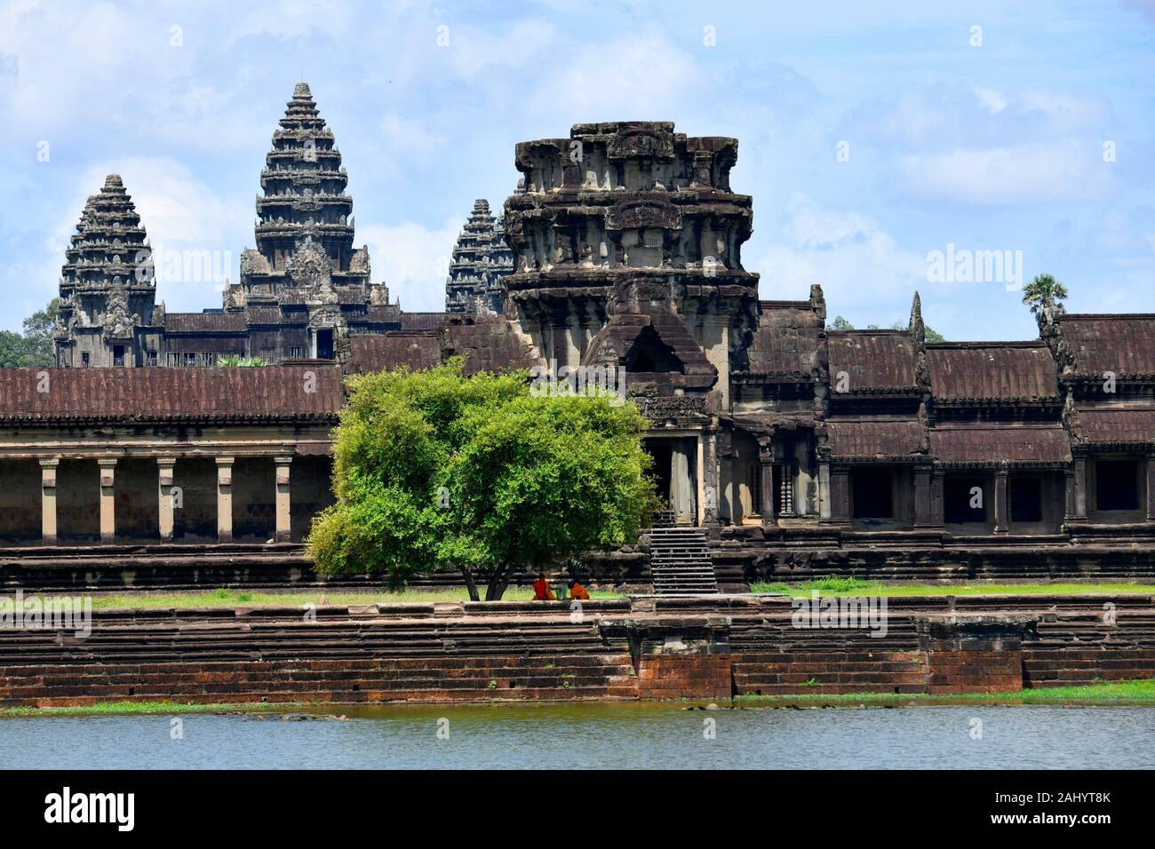 Angkor water park cambodia hi-res stock photography and images - Alamy