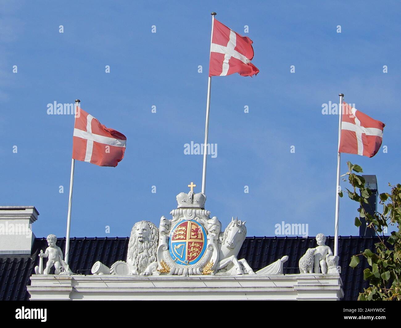 Royal Flag Denmark High Resolution Stock Photography and Images - Alamy