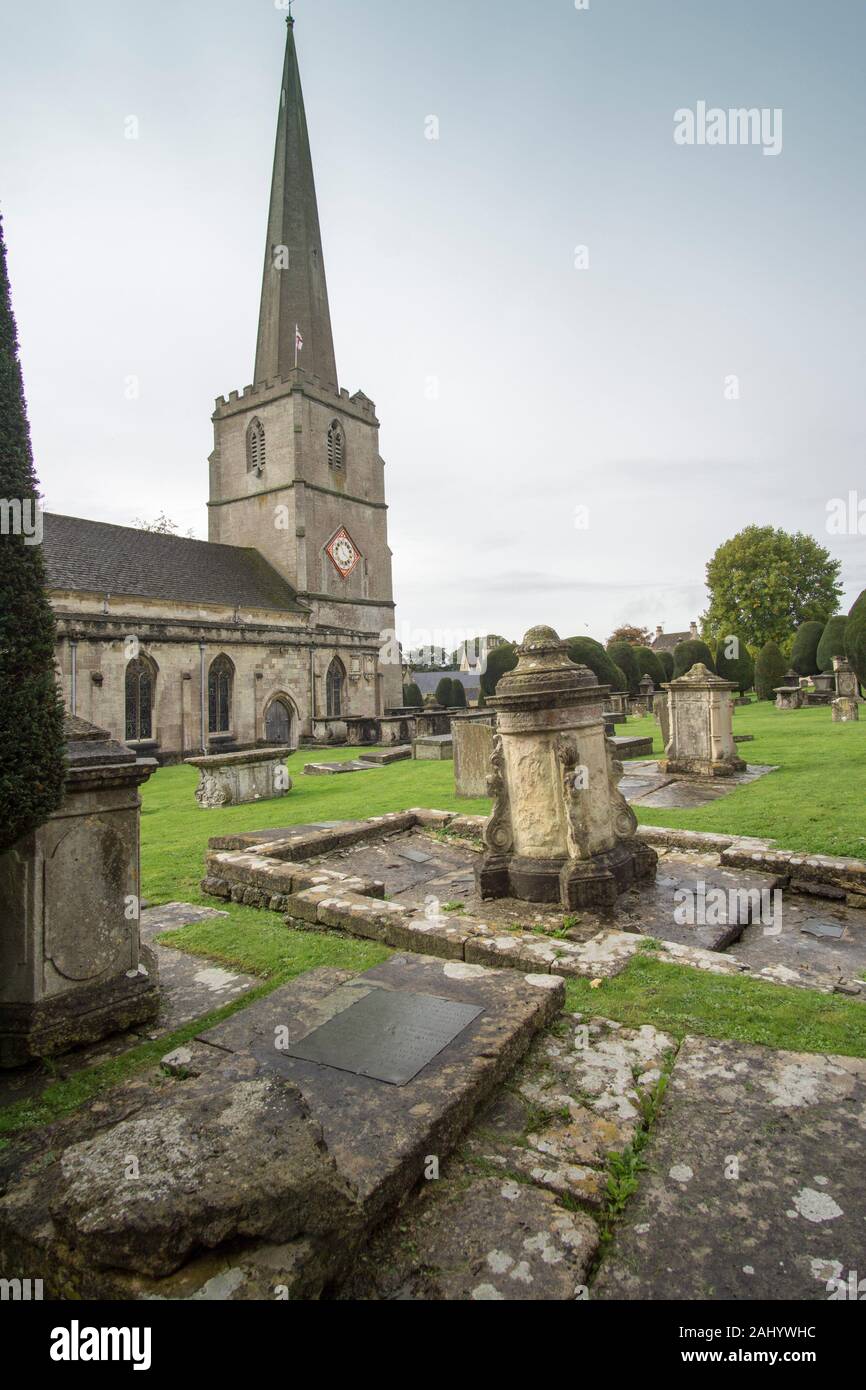 PAINSWICK ENGLAND ON OCTOBER 12, 2019: One of the most beautiful ...