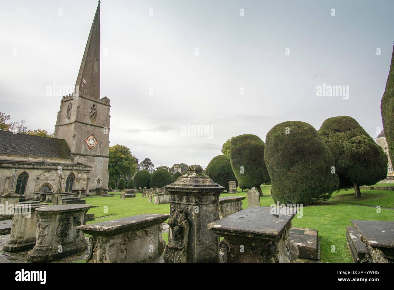 PAINSWICK ENGLAND ON OCTOBER 12, 2019: One of the most beautiful ...
