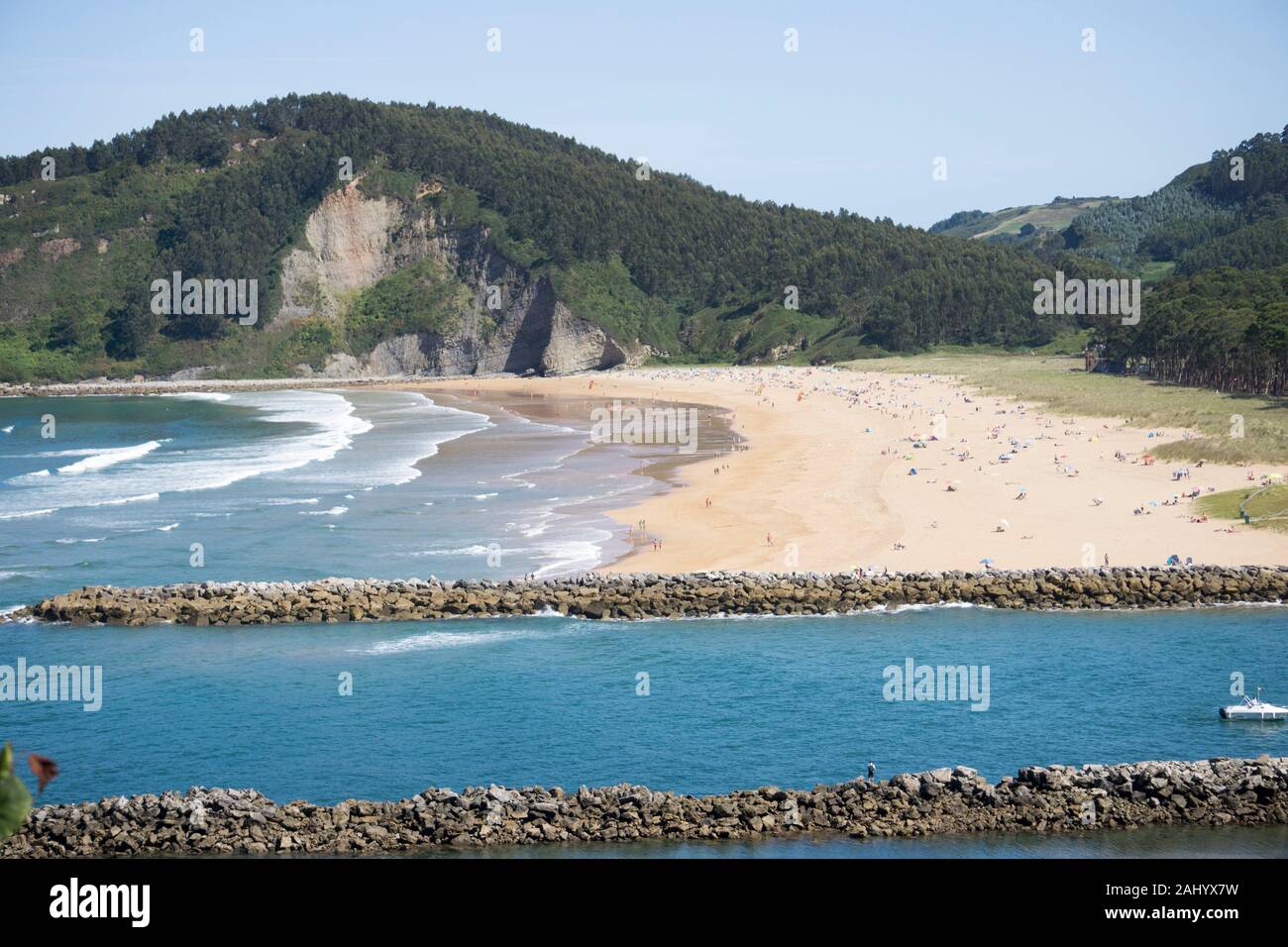 Asturias beach rodiles hi-res stock photography and images - Alamy