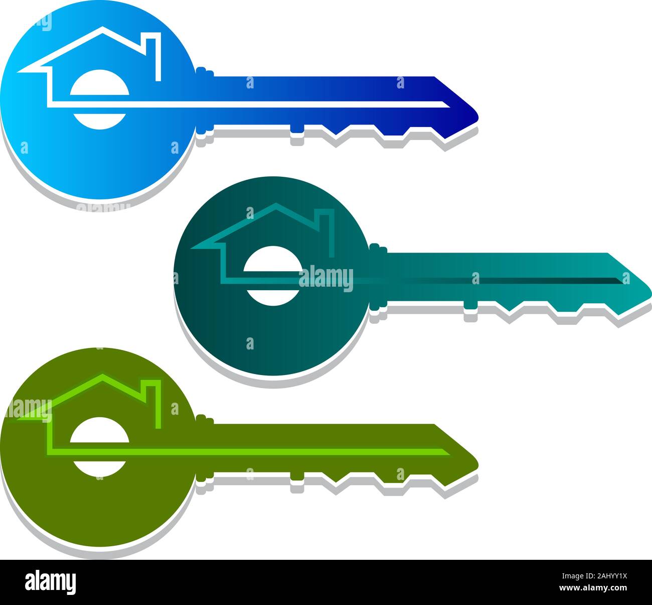 home key logo Stock Photo - Alamy