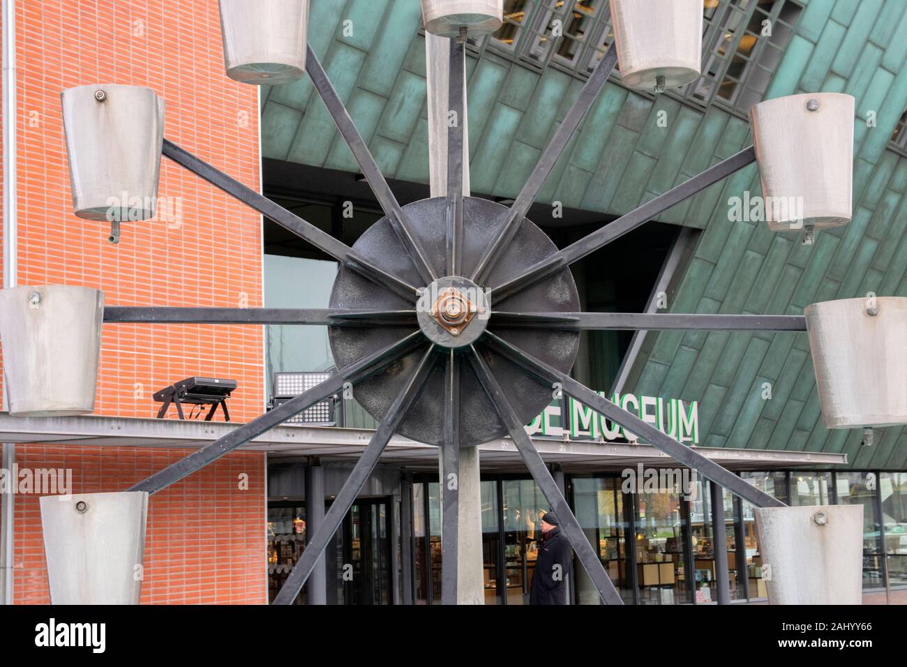 Artwork Waterwiel At The Nemo Science Museum Amsterdam The Netherlands ...