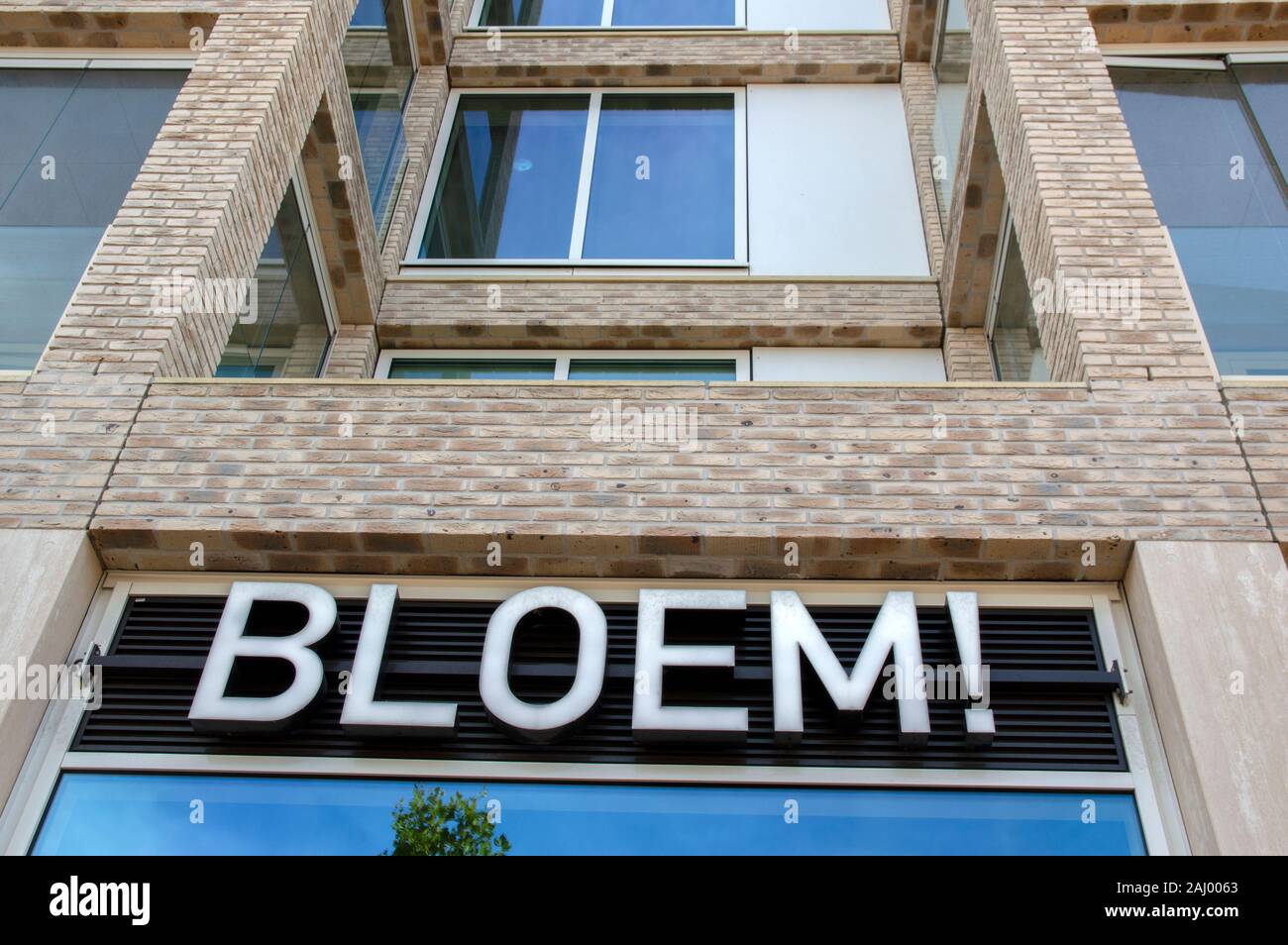 Billboard Bloem! Flower Store At Stadionplein Street Amsterdam The ...