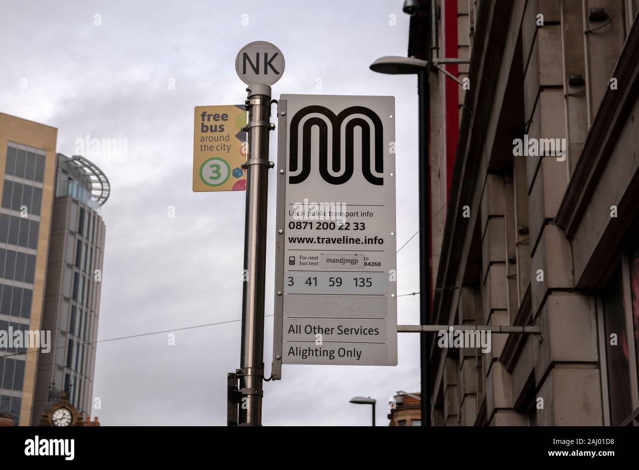 Manchester free bus hi-res stock photography and images - Alamy
