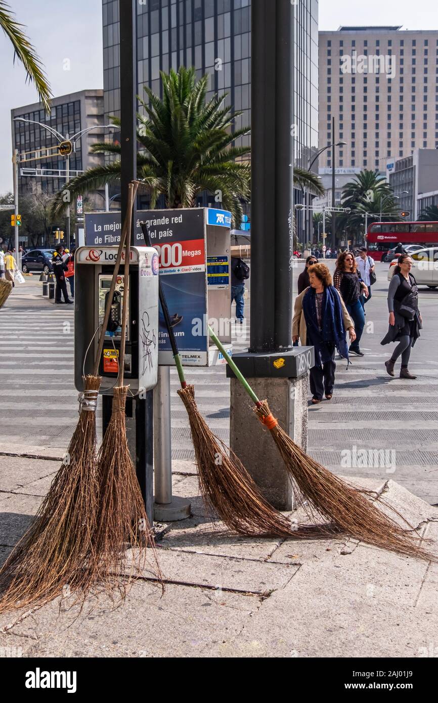 Building site brooms hi-res stock photography and images - Alamy